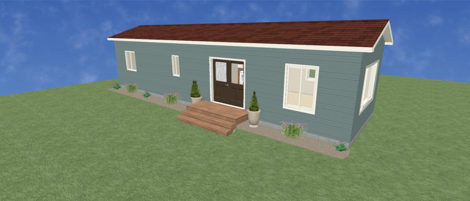 Lucy – 14’x48′ ADU/Little Lodge - TLC Modular Homes